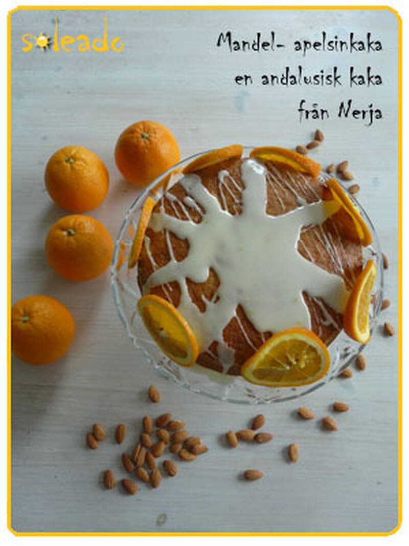 Apelsin- och mandelkaka en andalusisk kaka - Matklubben